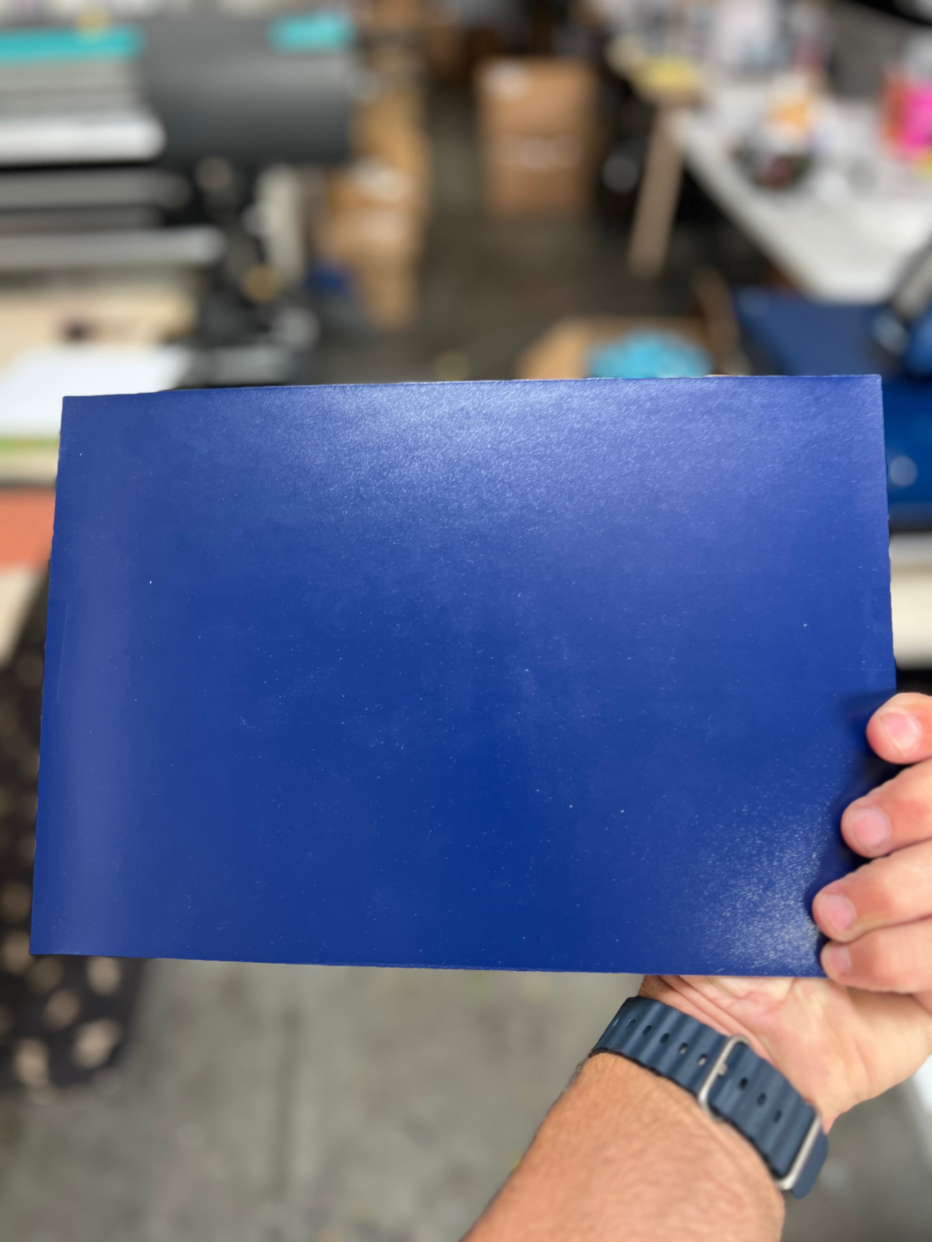 Double Sided Police Blue 8x12 – H3 Customs